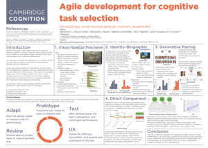 Agile development for cognitive task selection - Cambridge Cognition